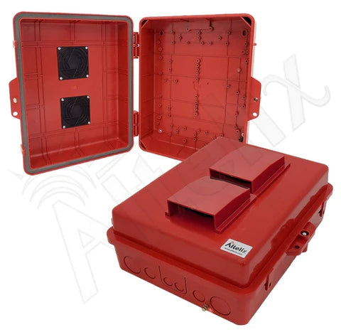 Altelix 14x11x5 PC + ABS Weatherproof Vented Utlity Box NEMA Enclosure ...