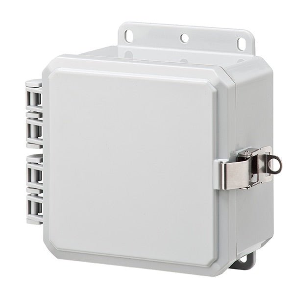 Impact Series Polycarbonate Enclosure Stainless Steel Latch Opaque ...